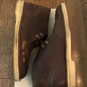 Clarks | Shoes | Clarks Mens Brown Leather Chukka Boots | Poshmark